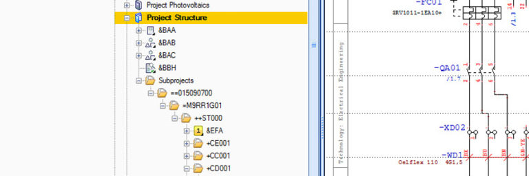 Advanced Project Structure with WSCAD electronics