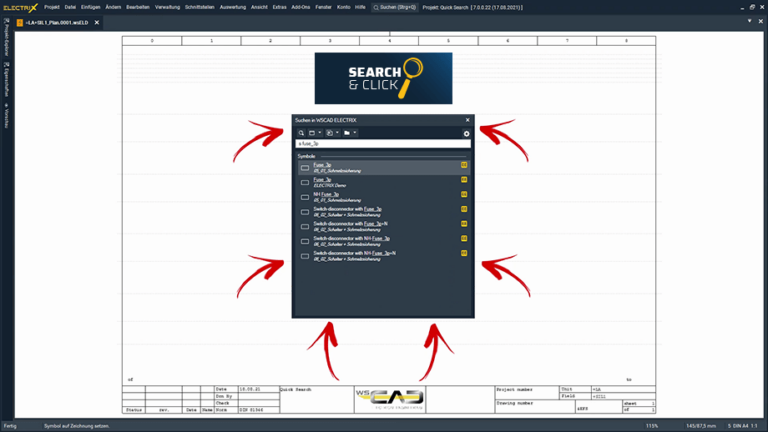 Quick Search (Search & Click) | WSCAD-BLOG