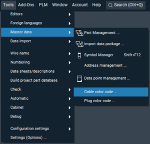 How to: Create your own color codes for cables | WSCAD-BLOG