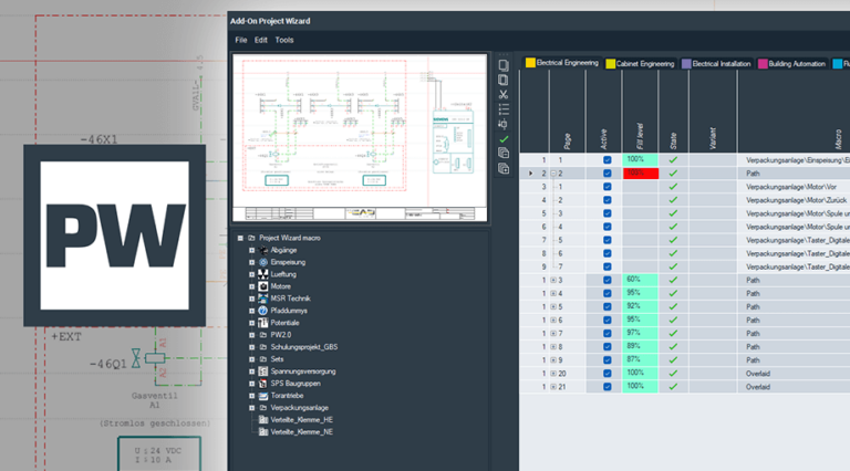 WSCAD add-on: Project Wizard | WSCAD-BLOG