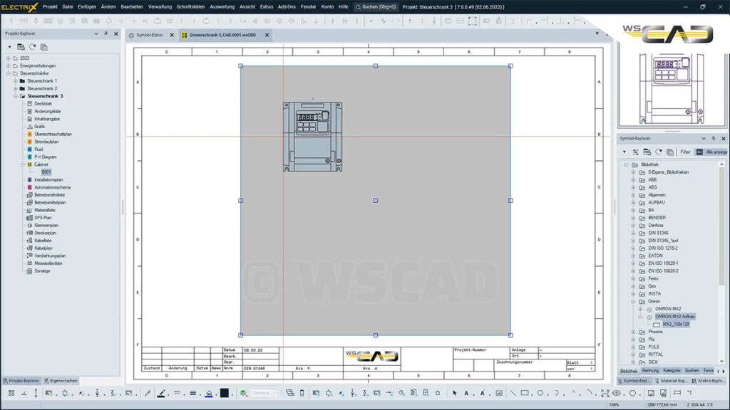 Montagemuster für Cabinet-Symbole richtig hinterlegen | WSCAD Blog